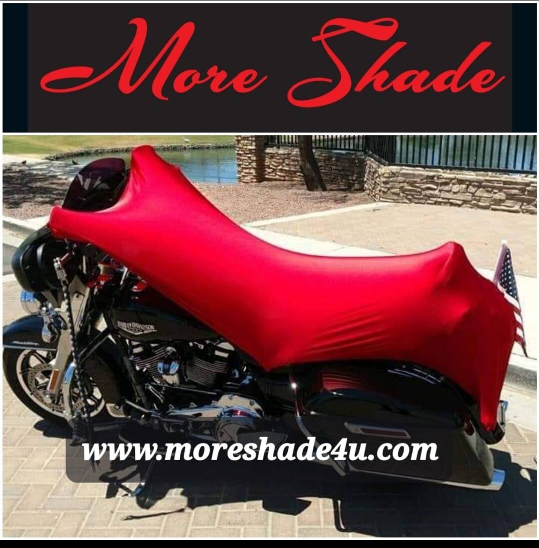 More Shade, Motorcycle Shades, Motorcycle Cover | More Shade